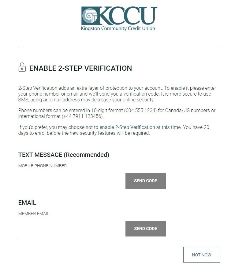 Online Security - Kingston Community Credit Union